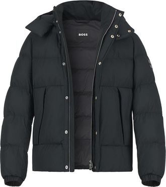 HUGO BOSS Herren Jacken schwarz unifarben