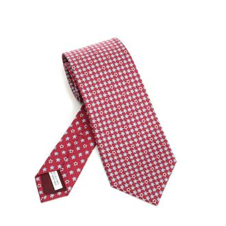 Ferragamo Tartaruga Krawatte - - Accessories - Herren - Rot - ONE SIZE