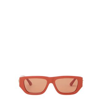 Bottega Veneta Bolt Rechteckige Sonnenbrille - - Accessories - Damen - Orange - ONE SIZE