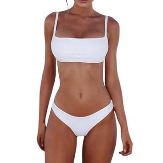 Generic Maillot de Bain Femme Bikini Sexy Ensemble Bandeau Bikini pour Femme, Maillot de Bain Push-Up Br&eacute;silien pour l&Eacute;t&eacute;