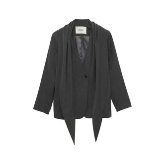 Vero Moda Awnoerrebro V-Neck Blazer - - Jackets - Damen - Grau - S