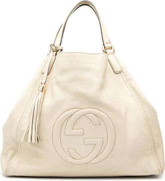 Gucci grand sac à main Soho Cellarius (2000-2015) - Blanc