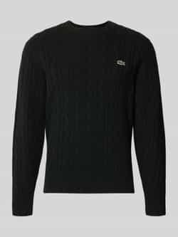 Lacoste Regular Fit Pullover aus reiner Wolle