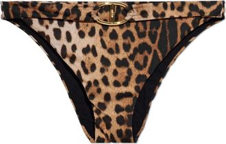 Moschino Femme, Maillots de bain, Brun, Taille: 38 FR Bas de maillot de bain