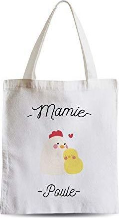 Fabulous Grand Sac Shopping Plage Etudiant Mamie Poule Grand Mere Tendresse Petits Enfants