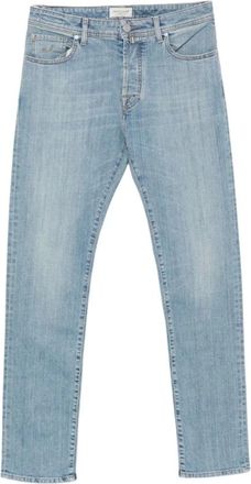 Jacob Cohen Cara Straight 5 Pocket Jeans - Homme - Jeans - Bleu - Taille: W34