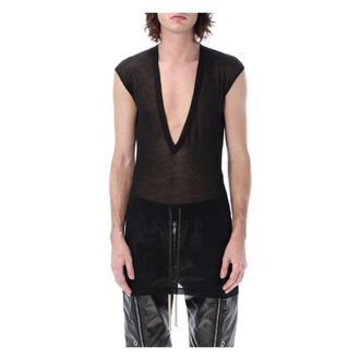 Rick Owens Homme, Tops, Noir, Taille: S Dylan T