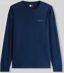 Tommy Jeans Slim Fit Langarmshirt aus reiner Baumwolle