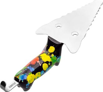 Pylones Tortenheber - Filou Palette schwarz - Edelstahl, ABS- 26 x 9 cm