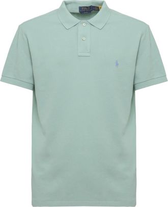 Ralph Lauren Homme, Tops, Vert, Taille: XL Polo &agrave; deux boutons