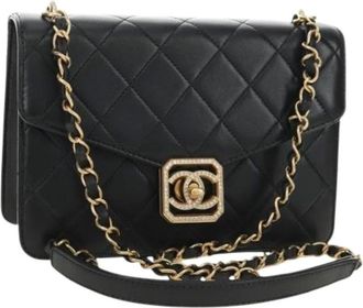 Chanel Sac bandouli&egrave;re vintage doccasion - Femme - Pre-owned - Noir - Taille: ONE Size