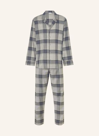 Zimmerli Schlafanzug Cozy Flannel Aus Flanell grau