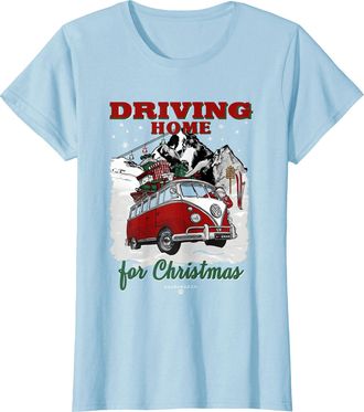 Volkswagen Santa f&auml;hrt zu Weihnachten nach Hause T-Shirt