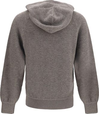 PIACENZA 1733 Virgin Wool Fleece Hoodie - Gray