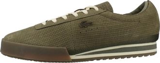 Lacoste Homme, Chaussures, Vert, Taille: 43 EU Aura Leather Baskets