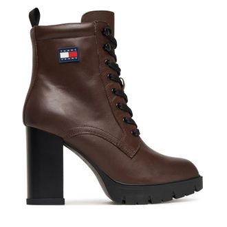 Tommy Jeans Schn&uuml;rschuhe Tommy Jeans Tjw Lace Up EN0EN02832 Braun