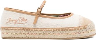 Jimmy Choo London Flache Aciel Espadrilles - Nude