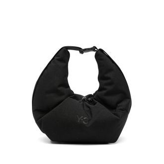 Yohji Yamamoto Crescent Logo-print Padded Tote Bag