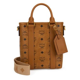 MCM Mcm, Femme, Sacs, Brun, Taille: ONE Size Mini sac fourre-tout Aren avec imprim&eacute;