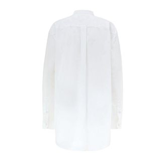 Gucci Womens White Cotton Blouse