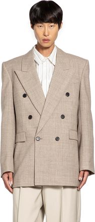 Saint Laurent Double-Breasted Wool Blazer