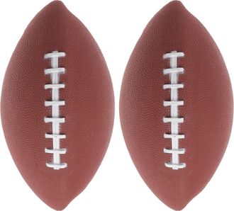 UPKOCH 2 Wiederverwendbare Aufblasbare Rugby Spielzeugb&auml;lle aus PVC f&uuml;r Sto&szlig;fester Kinderrugby Trainingsball in Leuchtenden Farben Vielseitiges Ballspielzeug