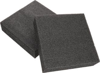 Pretyzoom 2 Stück Filznadel Filzunterlage Rechteckige Nadelfilzmatte Schwarz für DIY Filzarbeiten Nadelfilzzubehör Filzwolle Basteln Praktische Wollfilz Arbeits