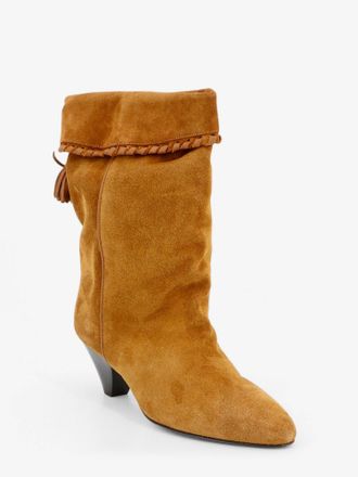 Isabel Marant Womens Boots Dalby Suede Brown