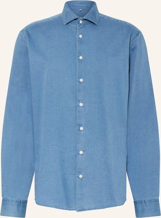 Seidensticker Seidensticker Hemd Regular Fit In Jeansoptik blau