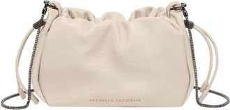 Brunello Cucinelli Brunello Cucinelli Hobo Bags - Bags Cream - Gr. unisize - in Wei&szlig; - f&uuml;r Damen