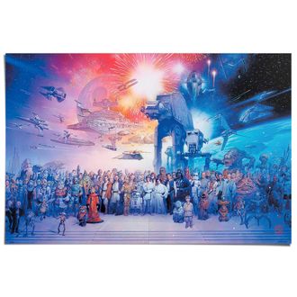 Reinders Poster, Star Wars - legacy characters, Kinderzimmer, Poster, Wanddeko, Room Decor, 150 gr. gl&auml;nzend Bilderdruckpapier, Blau, 61 x 91,5