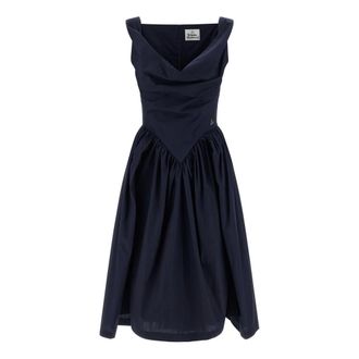 Vivienne Westwood Femme, Robes, Bleu, Taille: 36 FR Sunday Midi Dress