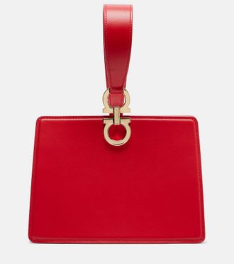 Ferragamo Henkeltasche Gancio Mini aus Leder