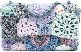 Chanel Multi Small Crochet Cotton Paris-Seoul Crochet Work Flap