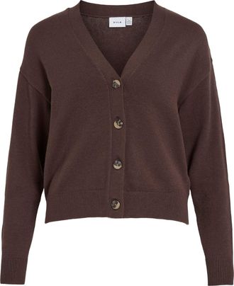 Vila Female Strickjacke VIRIL V-Ausschnitt
