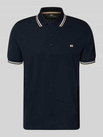 Christian Berg Regular Fit Poloshirt mit Kontraststreifen