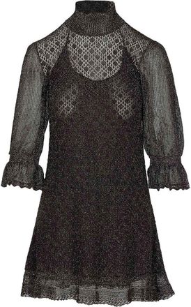 Chlo&eacute; Pull Col Roul&eacute; - Noir