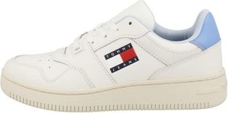 Tommy Jeans Baskets Basses TJW Retro Basket ESS pour Femme, Bleu (Sugarplum Blue), Pointure 39, Bleu Sugarplum Blue, 6