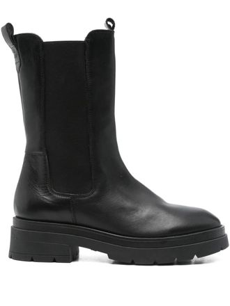 Marc O'Polo Stiefeletten mit elastischen Einsätzen - Schwarz