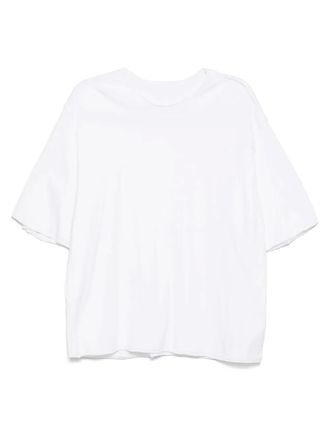 Attachment t-shirt à design superposé - Blanc