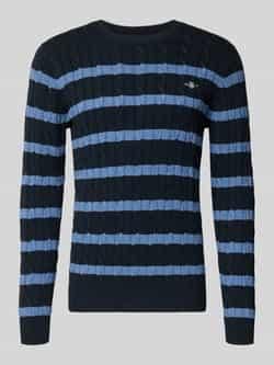 GANT Slim Fit Pullover in Strick-Optik