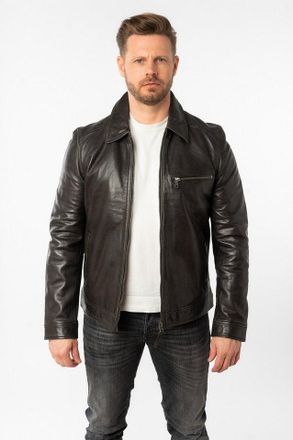 Mauritius Lederjacke MMBerink mit Umlegekragen