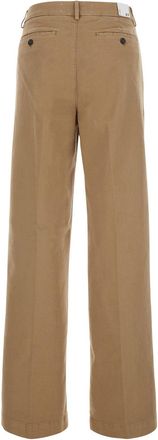 Roy Rogers Straight-Leg Cotton Trousers - Beige