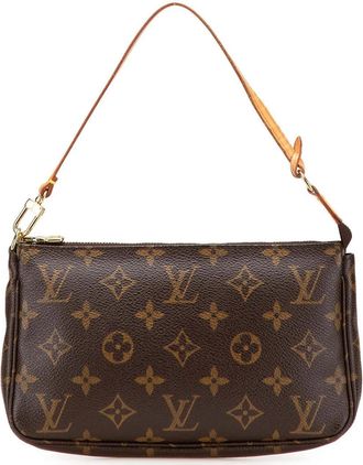 Louis Vuitton Hobo Bags - Monogram Pochette Accessoires - Gr. unisize - in Braun - f&uuml;r Damen