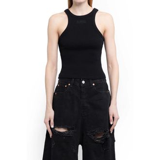 VETEMENTS Schwarzes Racing Tank Top Limited Edition - - Tops - Damen - Schwarzk - M