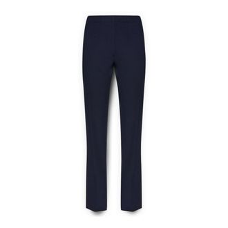 Elena Miro Slim Pants in Milano Stitch - - Trousers - Damen - Blau - 2XL