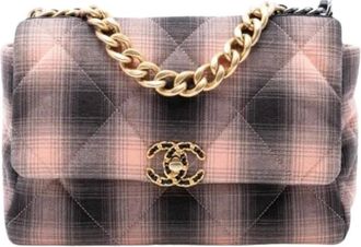 Chanel Sac bandouli&egrave;re 19 Pre-owned - Femme - Pre-owned - Rose - Taille: ONE Size