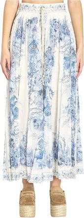 Zimmermann Femme, Jupes, Multicolore, Taille: 42 FR Wanderlust A-Line Maxi Skirt