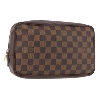 Louis Vuitton Pre-owned Damier Ebene Clutch Bag - - Pre-owned - Damen - Braun - ONE SIZE