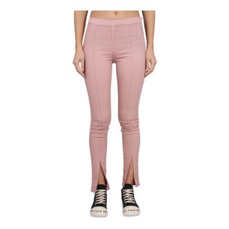 Rick Owens Slit Front Legging - - Trousers - Damen - Rosa - S
